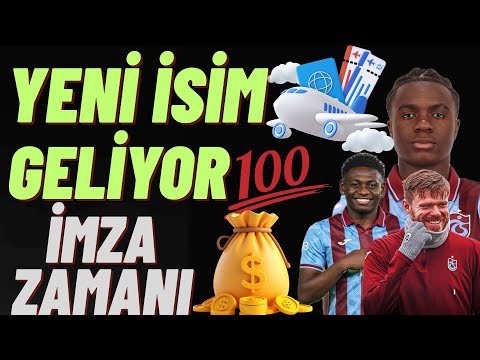 Yeni isim geliyor ! İmza zamanı ! 2 isim de ayrılık geliyor #trabzonspor  