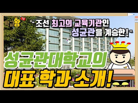 [성균관대학교] 학과 소개! 역시 성균관대 대표 학과는 이거지!