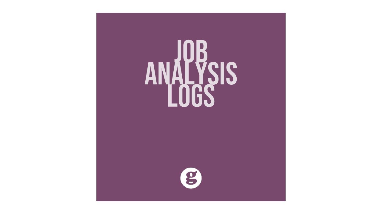 Job Analysis Logs - YouTube