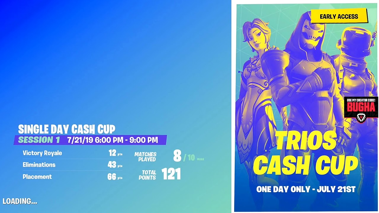 Sen bugha *WINS* Fortnite Trios Tournament! *121 points!* (TRIOS CASH ...
