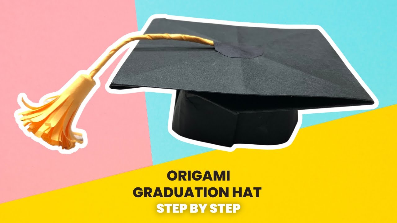 Origami Graduation Hat | Origami Paper Graduation Hat | DIY | Hello ...
