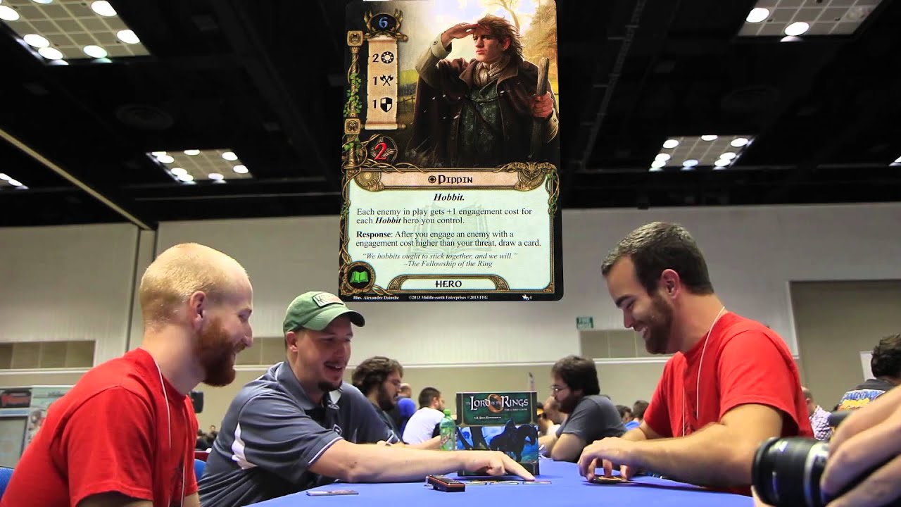 GenCon 2013 - Lord of the Rings LCG - Black Riders Unboxing with Caleb ...