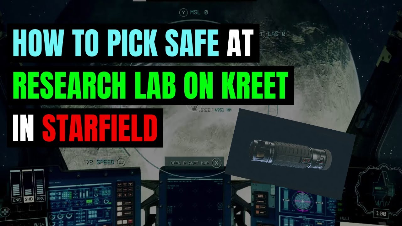How To Pick Safe At Research Lab On Kreet In Starfield - YouTube