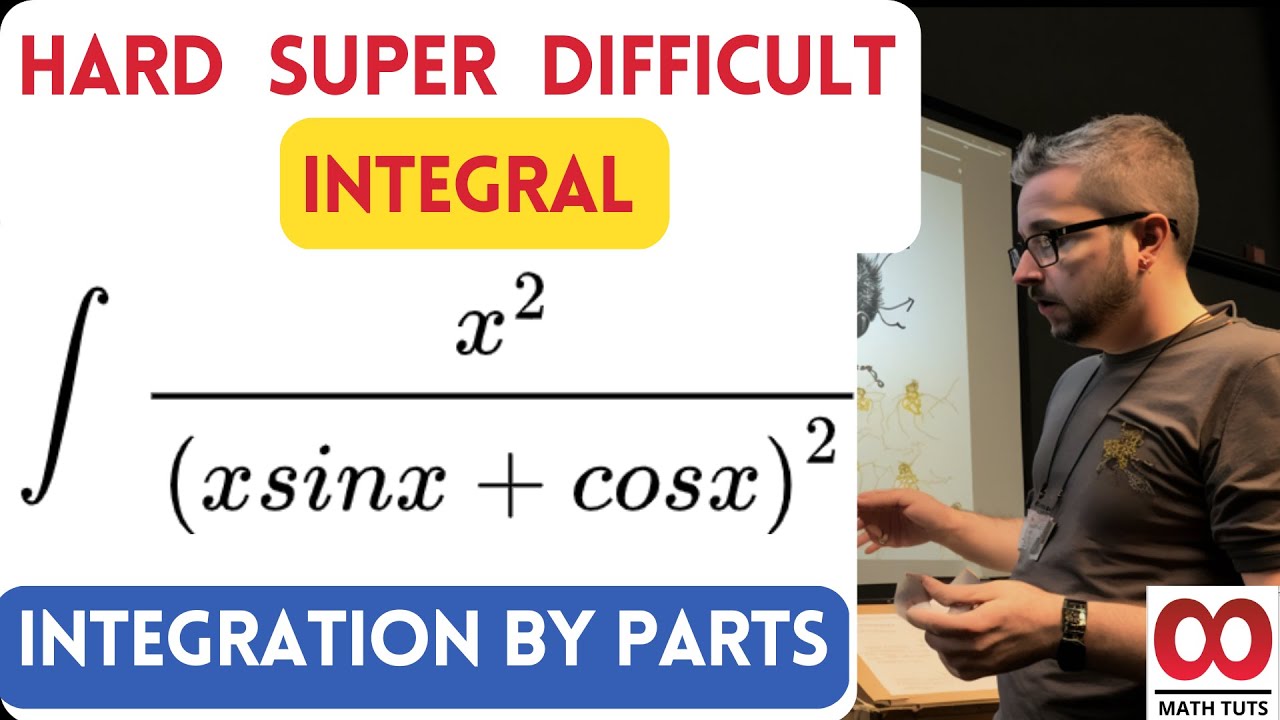integration by parts problem quite challenging | IIT JEE # ...