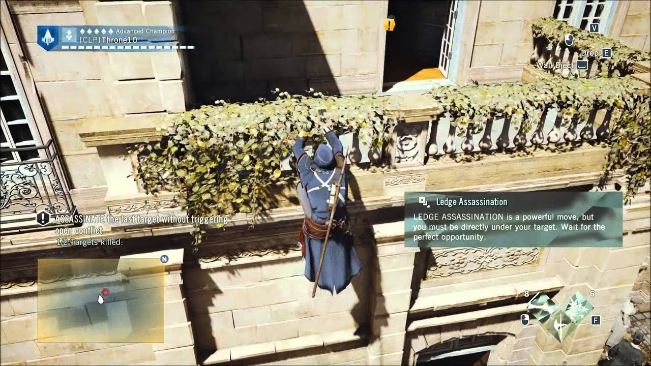 Assassin's Creed Unity - Training - Ledge Assassination Gameplay (PC HD ...