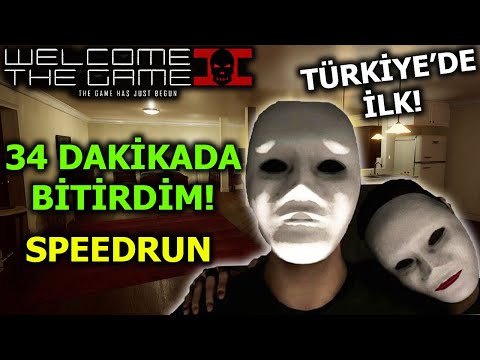 WELCOME TO THE GAME 2'Yİ 34 DAKİKADA BİTİRDİM! REKOR SPEEDRUN TÜRKÇE