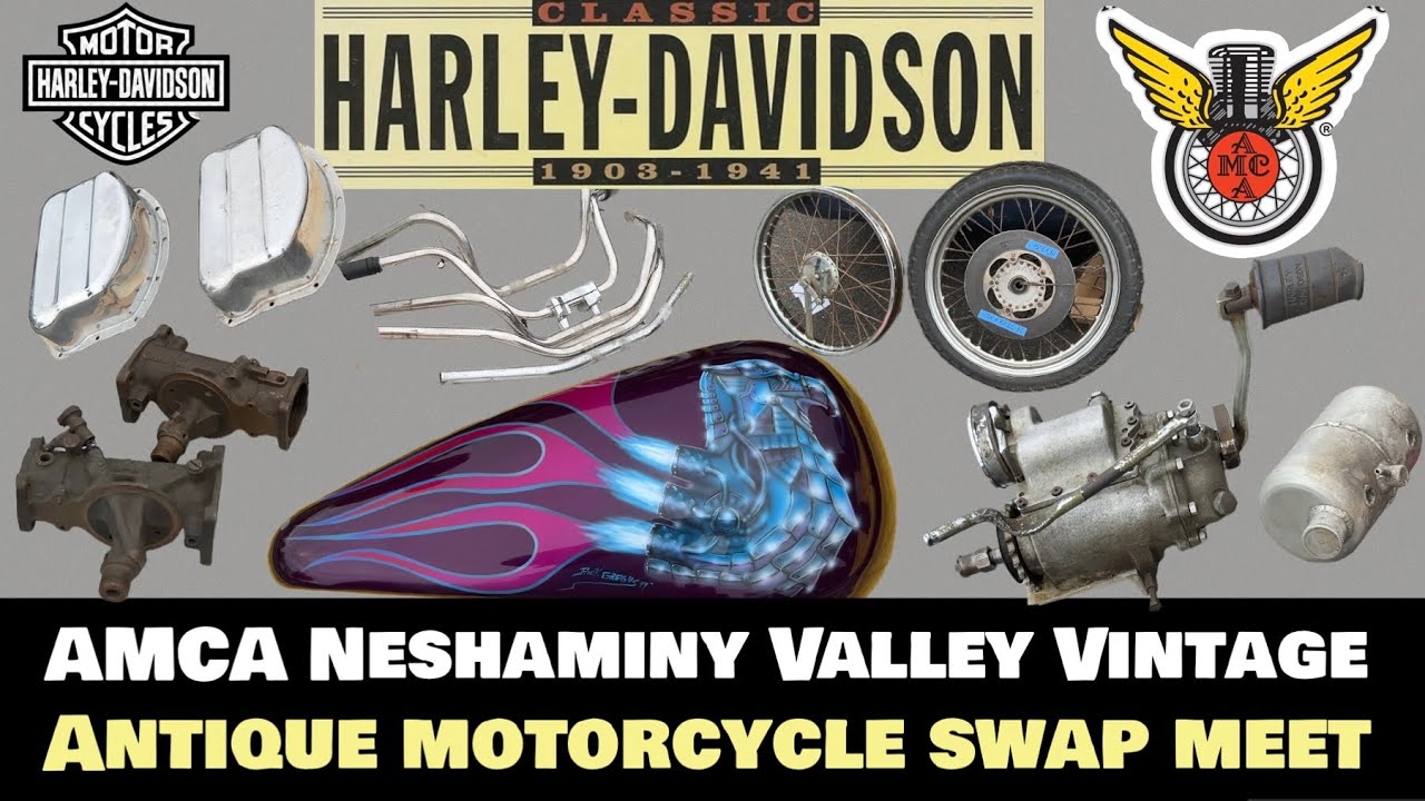 AMCA Neshaminy Valley Vintage Motorcycle Parts Swap Meet. Classic ...
