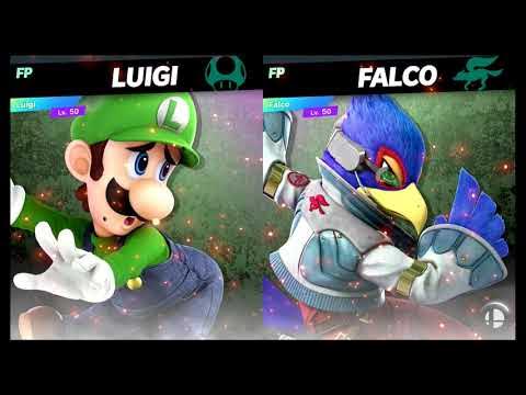 Super Smash Bros Ultimate Amiibo Fights – 6pm Poll Luigi vs Falco - YouTube