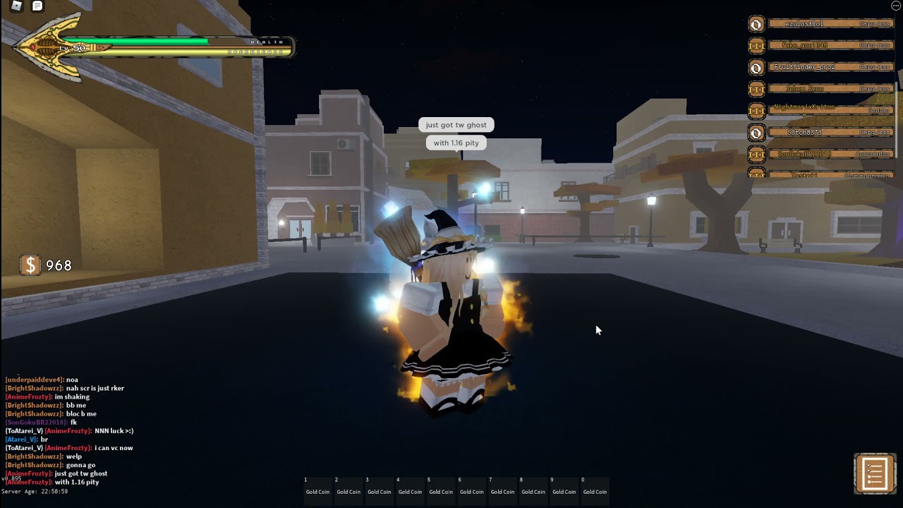 [YBA] Ghost TW - YouTube