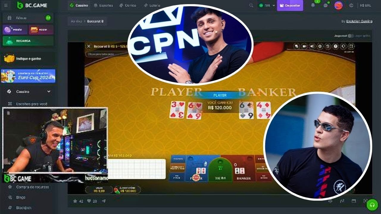 HUDSON, NOBRU e CEROL DANDO ALL WIN E FORRANDO R$160 MIL NO BACARAT [BANCA REAL] - YouTube