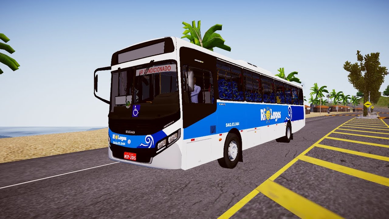 SKIN RIO LAGOS | PROTON BUS | LCV GAMEPLAY - YouTube