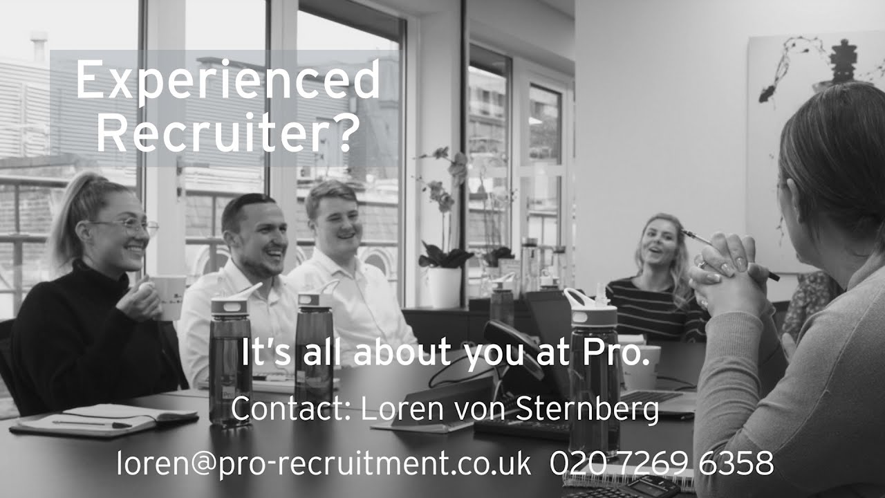 Pro-Recruitment Group - It's All About You At Pro - Experienced - YouTube