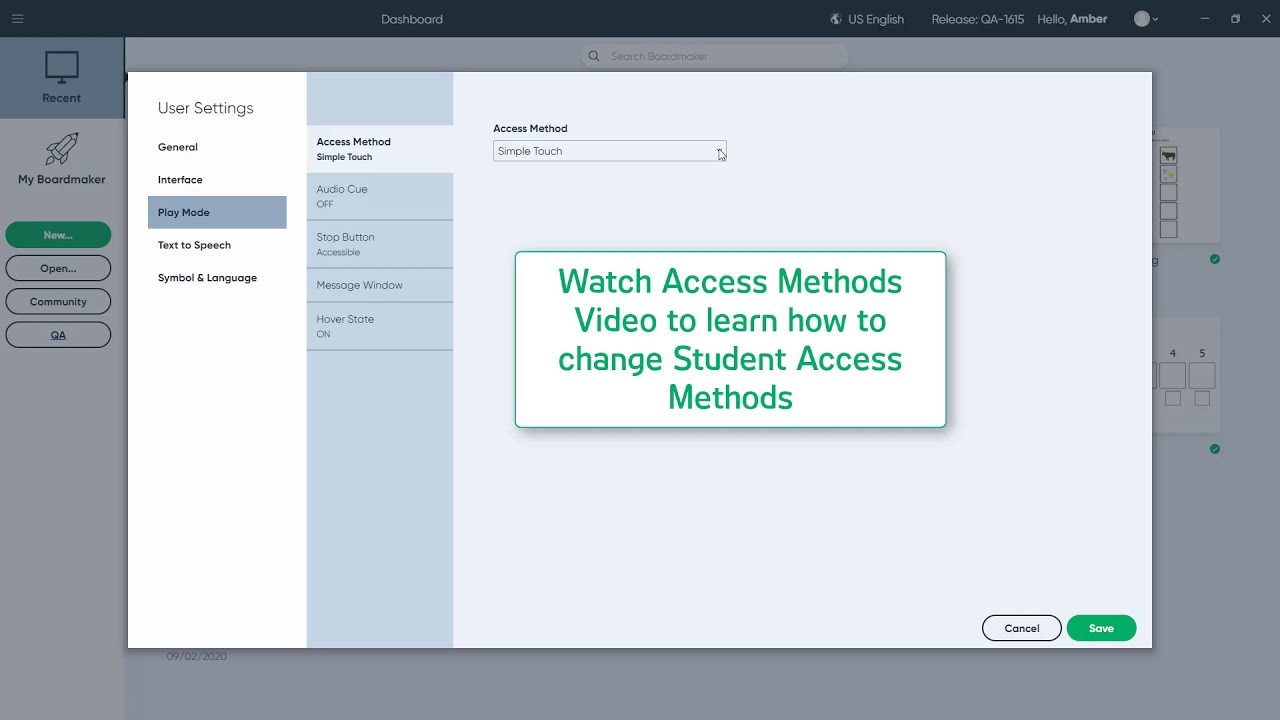 Customize User Settings in the Boardmaker Editor - YouTube