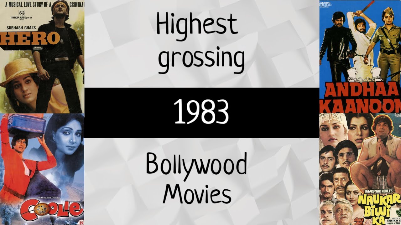 Top 10 Highest Earning Movies Of Bollywood in 1983 || Collection Of ...