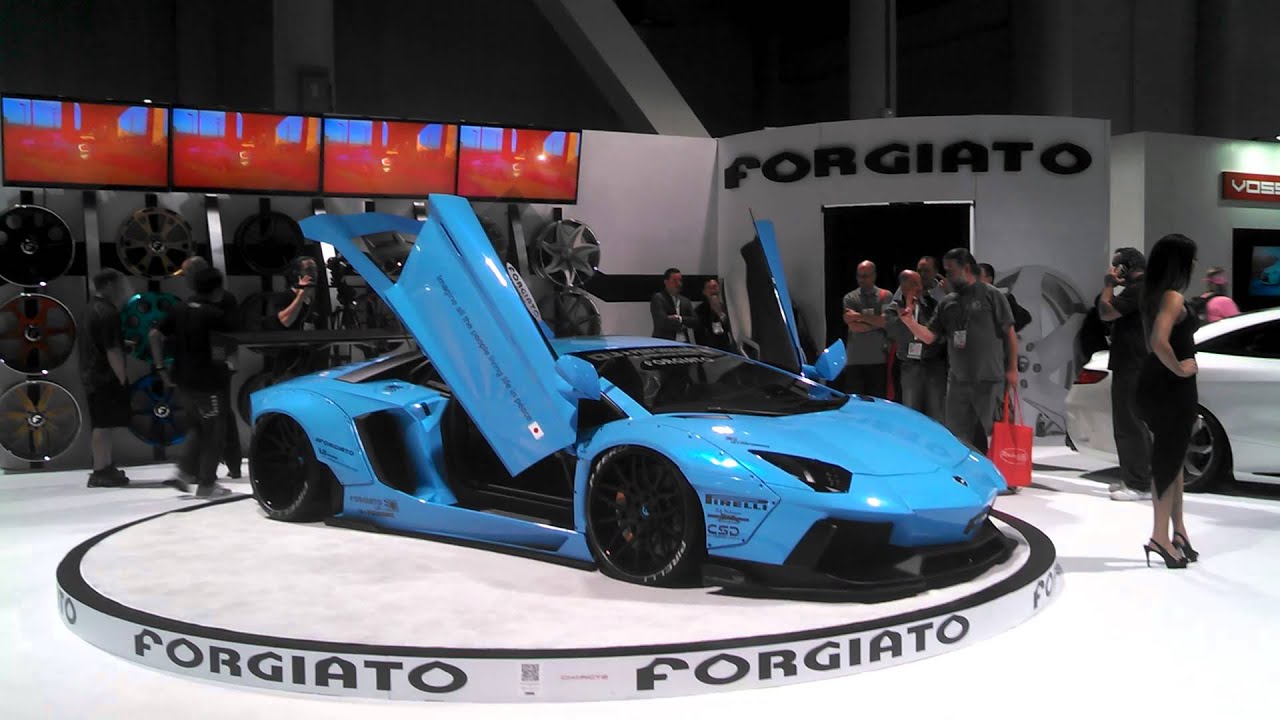 SEMA 2014 One of the many Lamborghini on display at the 2014 SEMA - YouTube