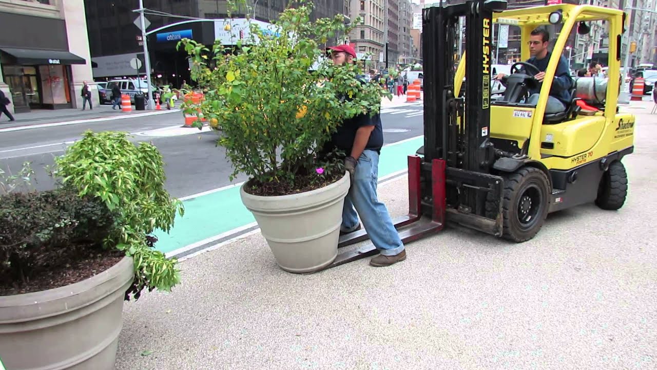 Moving planters - YouTube