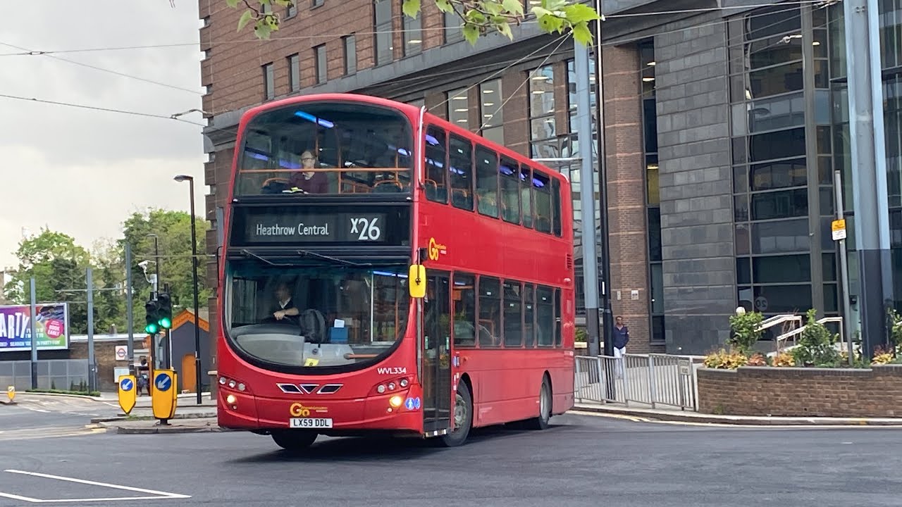 Volvo B9TL Wright Eclipse Gemini 2 GAL (C) WVL334 - LX59 DDL Route X26 ...