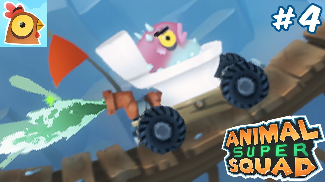 №1055: РЫБА ЁЖ НА УНИТАЗЕ - Animal Super Squad Adventures #4 - YouTube