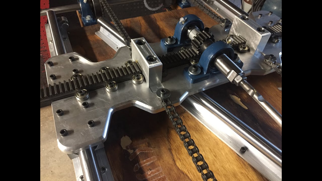 Home build sine bar rifling machine, that actually works - YouTube