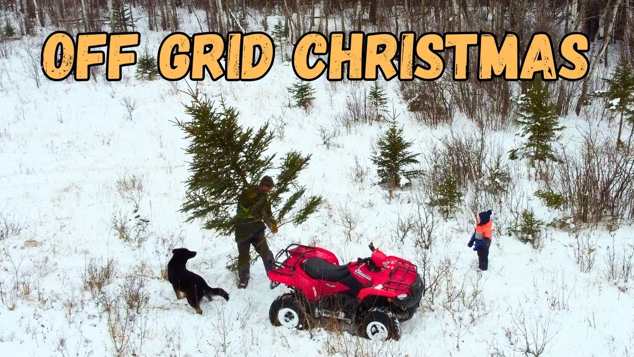 Cozy Off Grid Cabin Christmas - YouTube