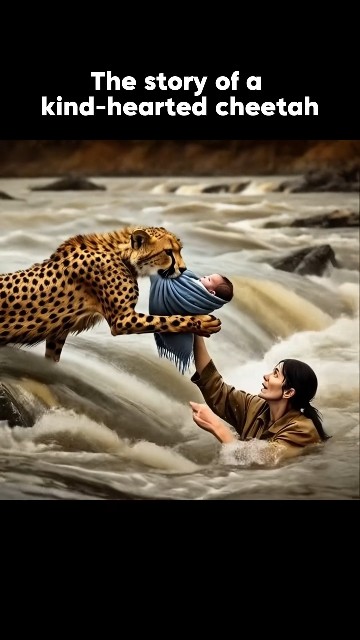 The Story of a Kind-hearted cheetah 🥺 -Animal LIFE #cheetah # ...