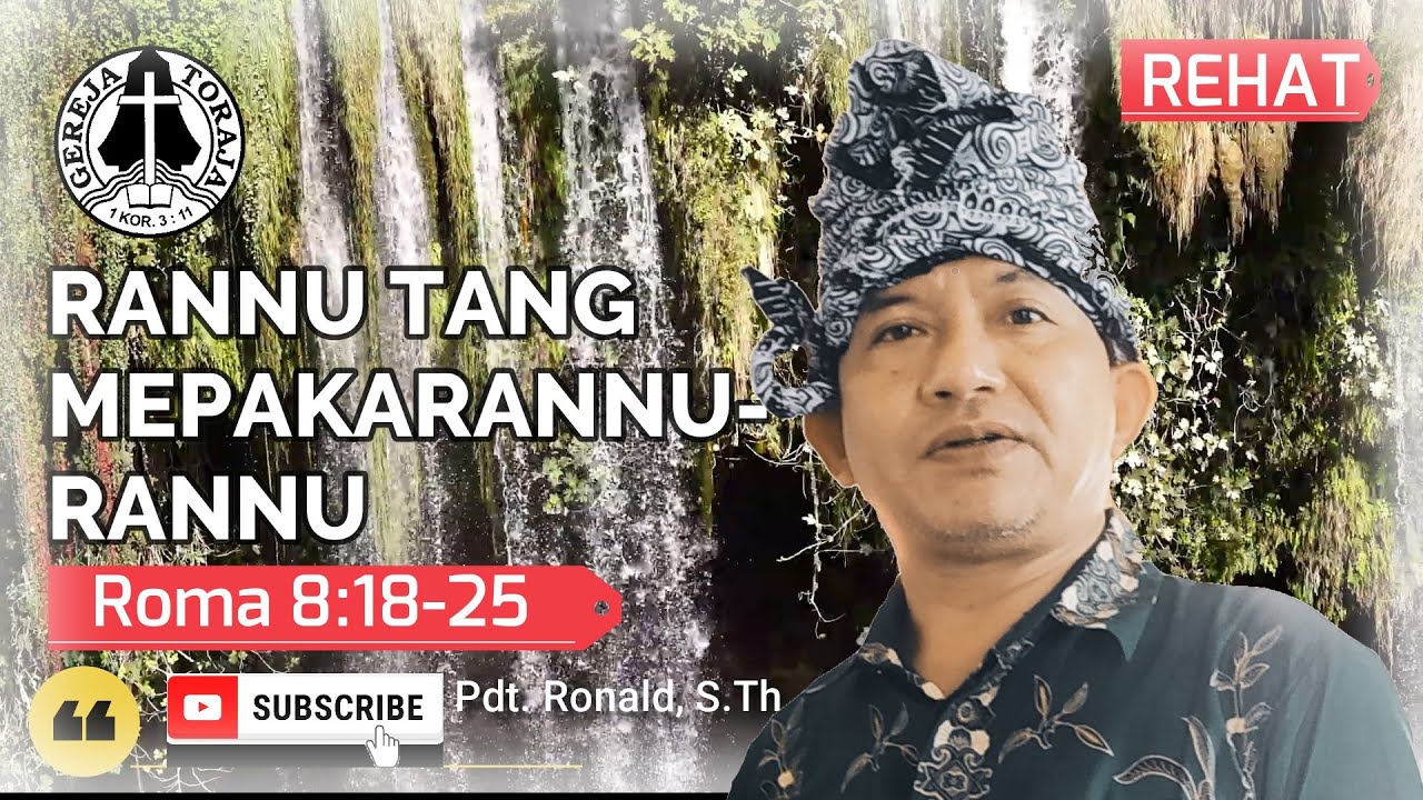 RANNU TANG MEPAKARANNU-RANNU = Pengharapan yang tidak mengecewakan# ...