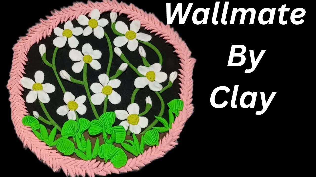 How To Make Wallmate by clay || Wallmate || ক্লে দিয়ে ওয়ালমেট বানানো ...