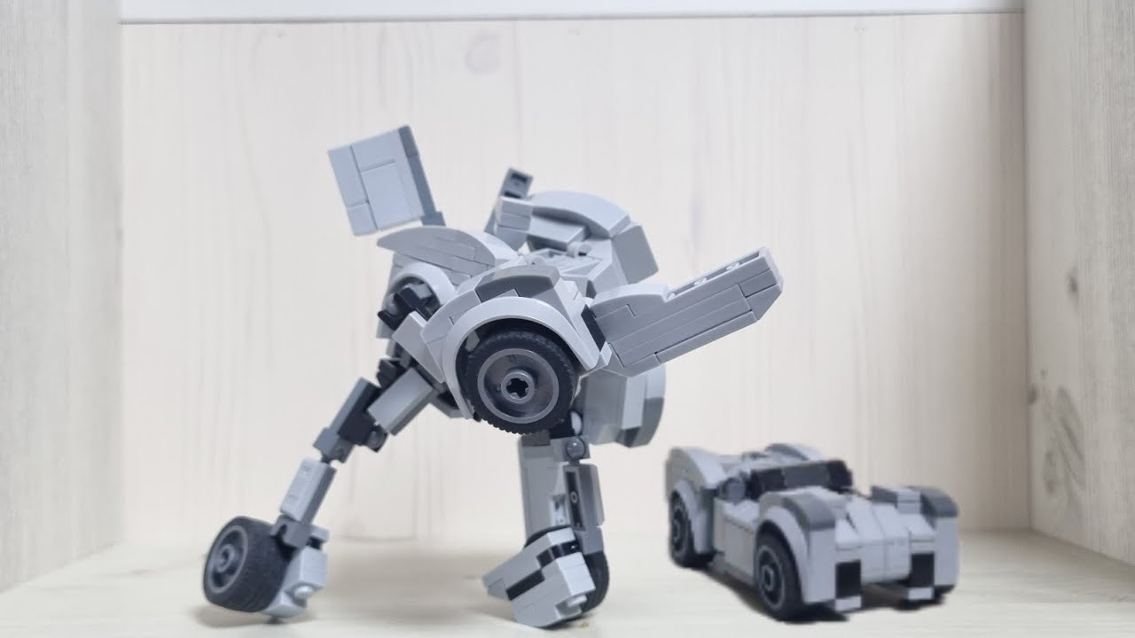 lego transformers sideswipe slow transformation - YouTube