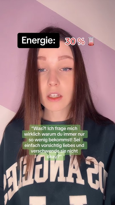 #pov : Jeder bekommt jeden Tag eine bestimmte Menge an Energie! #shorts #acting - YouTube