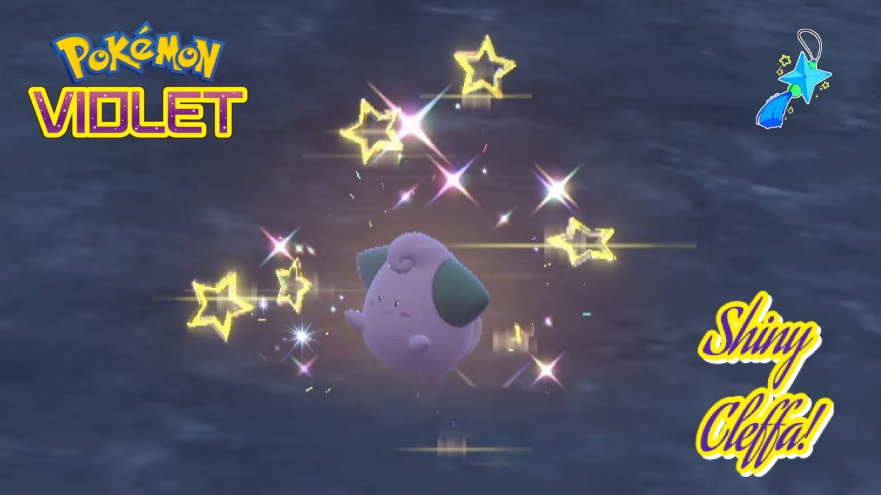 Pokémon Violet: SHINY CLEFFA! - YouTube