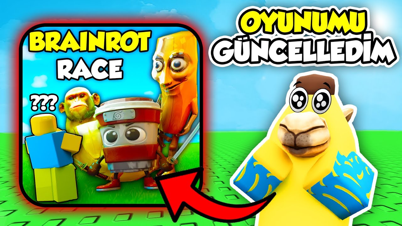 BRAINROT OYUNUMA BÜYÜK YENİLİK! - Brainrot Marble Race - YouTube