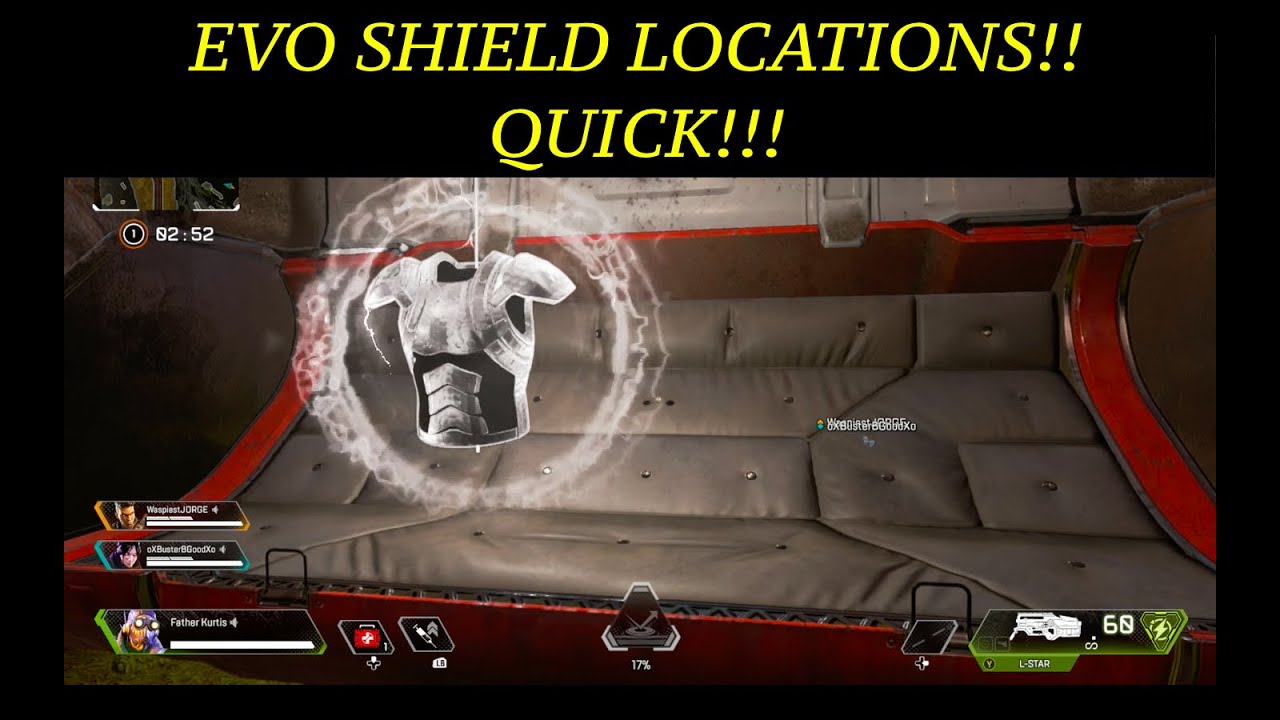 EVO Shield Locations in Apex Legends Deja Loot - YouTube