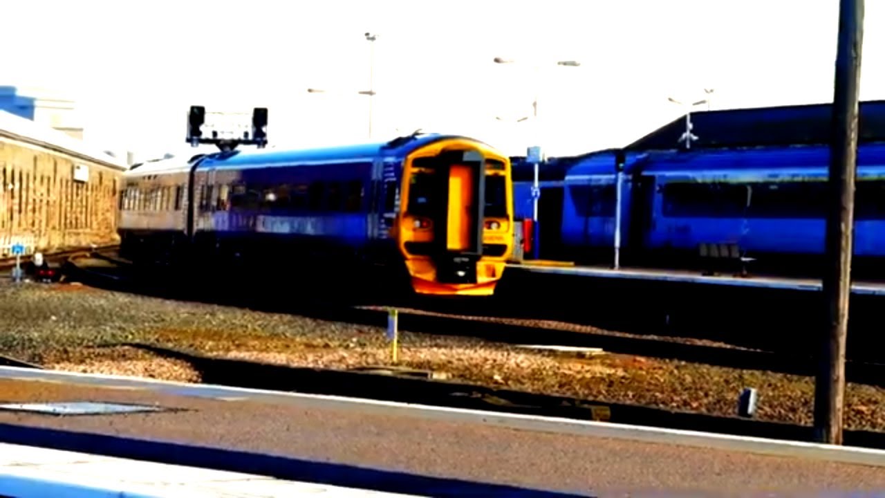 Trains at Inverness 9th April 2021 - YouTube