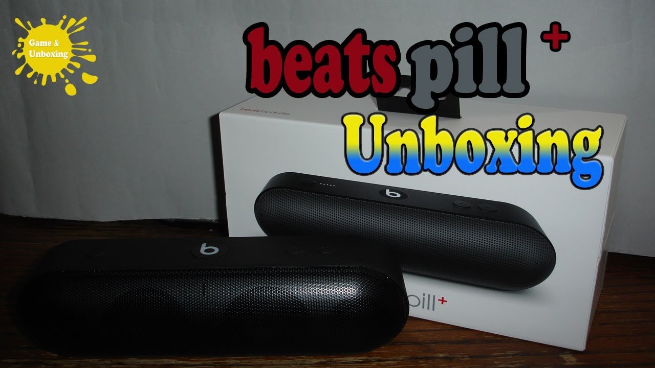Beats Pill+ Speaker Unboxing - YouTube
