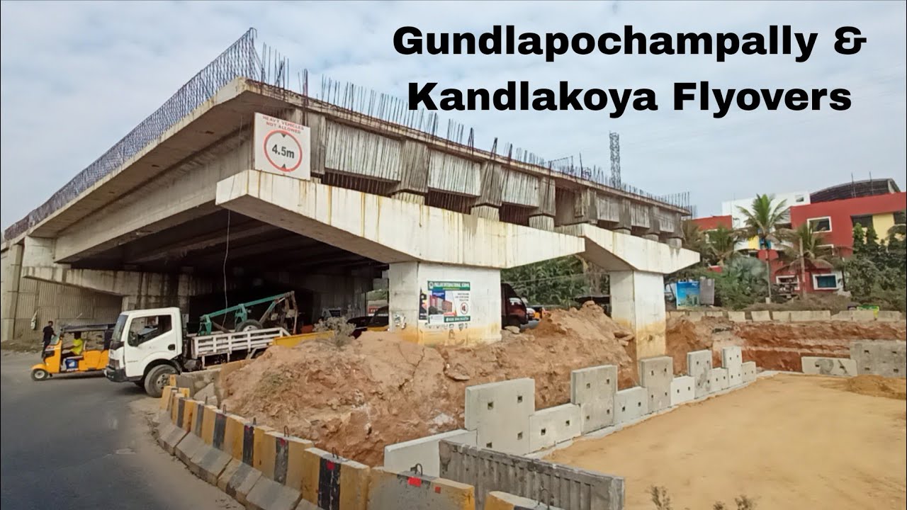 Gundlapochampally & Kandlakoya Flyover ll NH44 ll Jan 2026 Progress ...