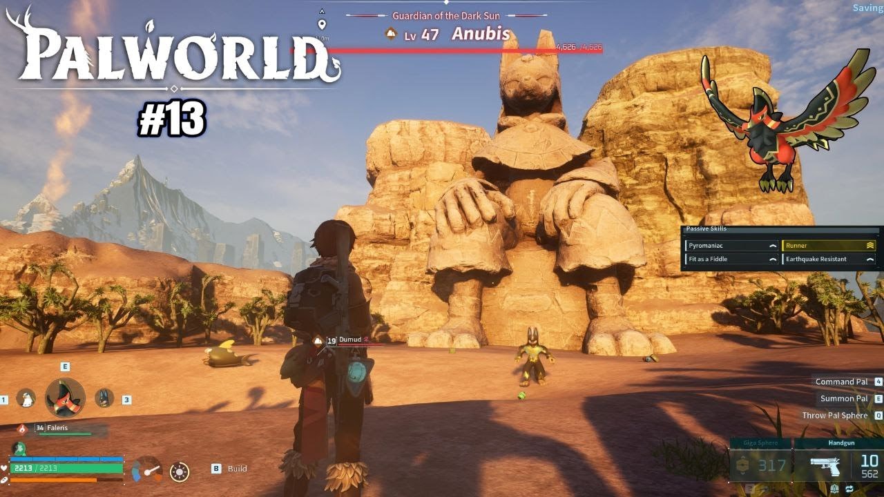 Palworld : Anubis Boss Fight & Breeding Faleris - YouTube