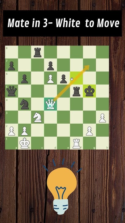 checkmate in 3 moves | Chess Puzzles | #shorts - YouTube