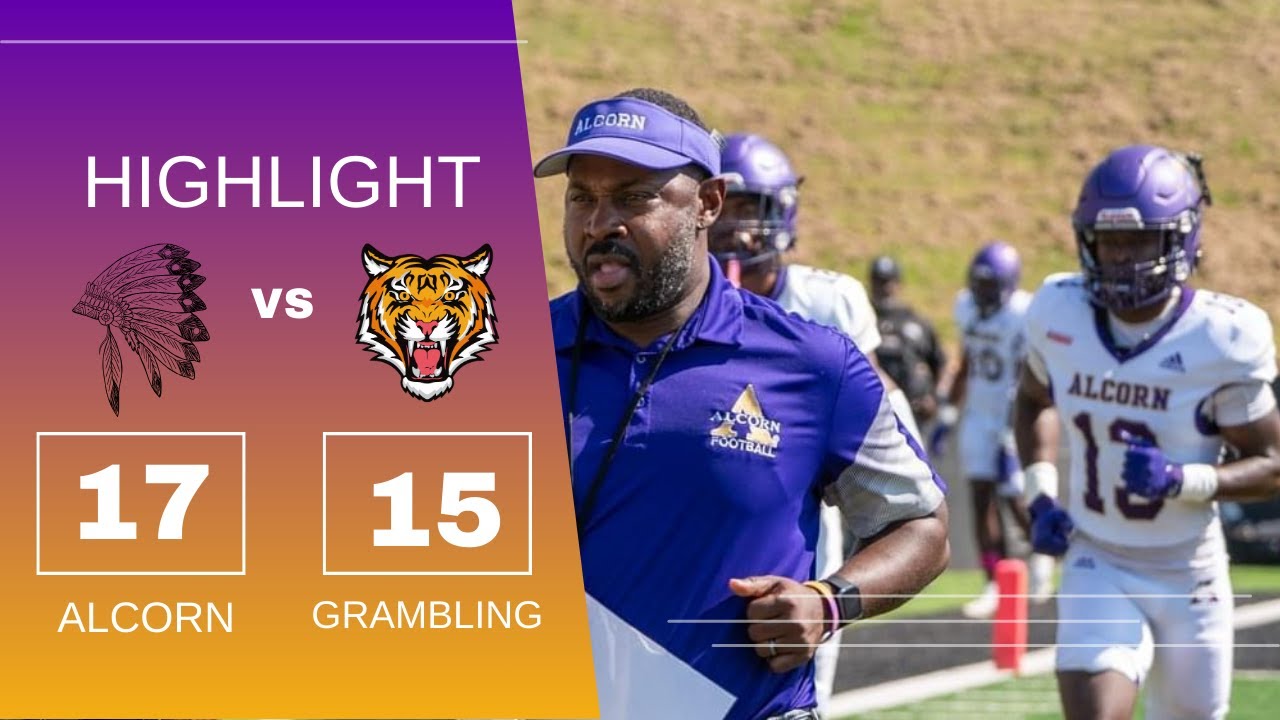 Alcorn State Braves vs. Grambling State Tigers Sideline View - YouTube