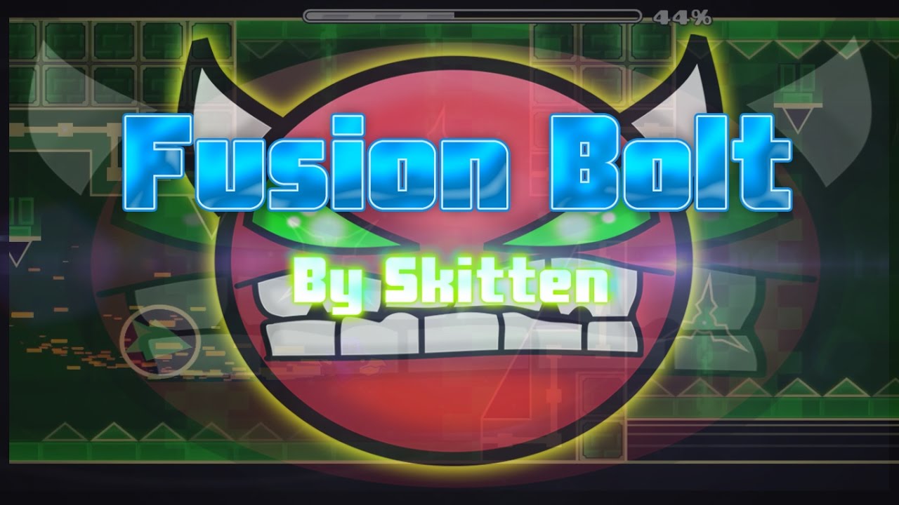 Geometry Dash - Fusion Bolt By Skitten - all coins (DEMON) - YouTube