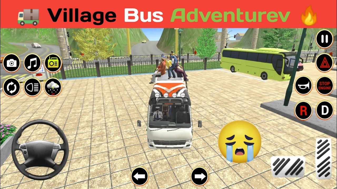 Overloaded Village Bus Ride – Fun, Chaos & Adventure! - YouTube