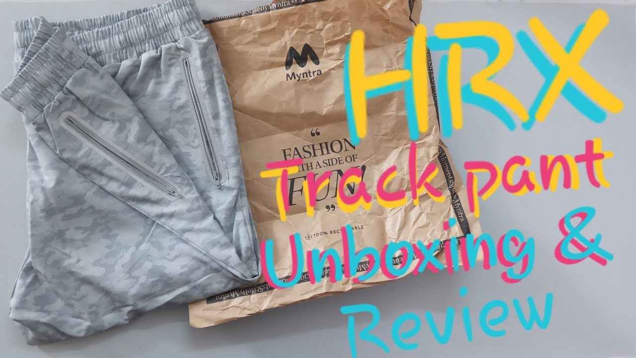 hrx track pant lower💗 #trending #myntra #latest #mensfashion - YouTube