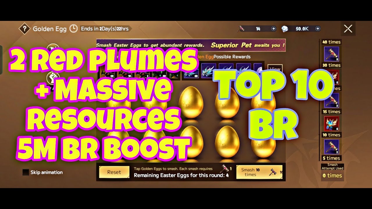 FREE TO PLAY PA0 SEA-94 | 50K DIAMONDS BOOST GOLDEN EGG EVENT ...