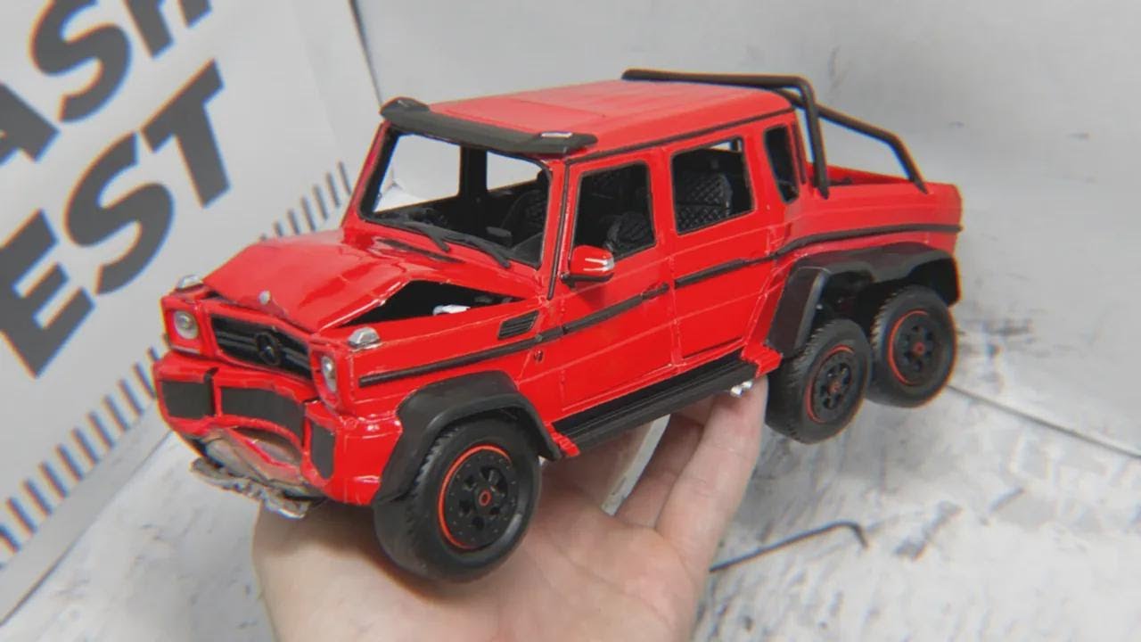 Clay G-Class 6x6 Crash Test: Shattered to Pieces! - YouTube