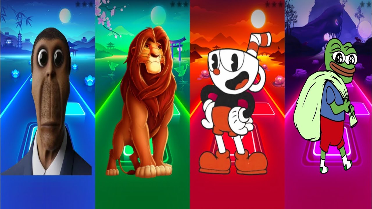 Obunga🆚The Lion King🆚The Cuphead Show A Very Devil Christma🆚Peepo Who ...