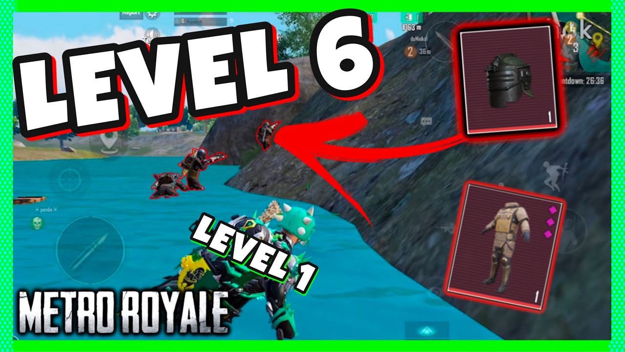 LEVEL 1 VS LEVEL 6 in Metro Royale lol! | PUBG MOBILE Metro Royale ...