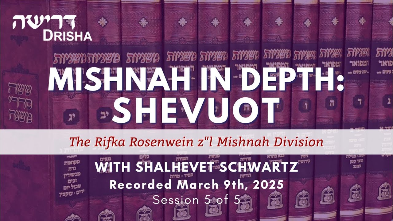 Mishnah in Depth: Shevuot, Part 5 of 5 - YouTube