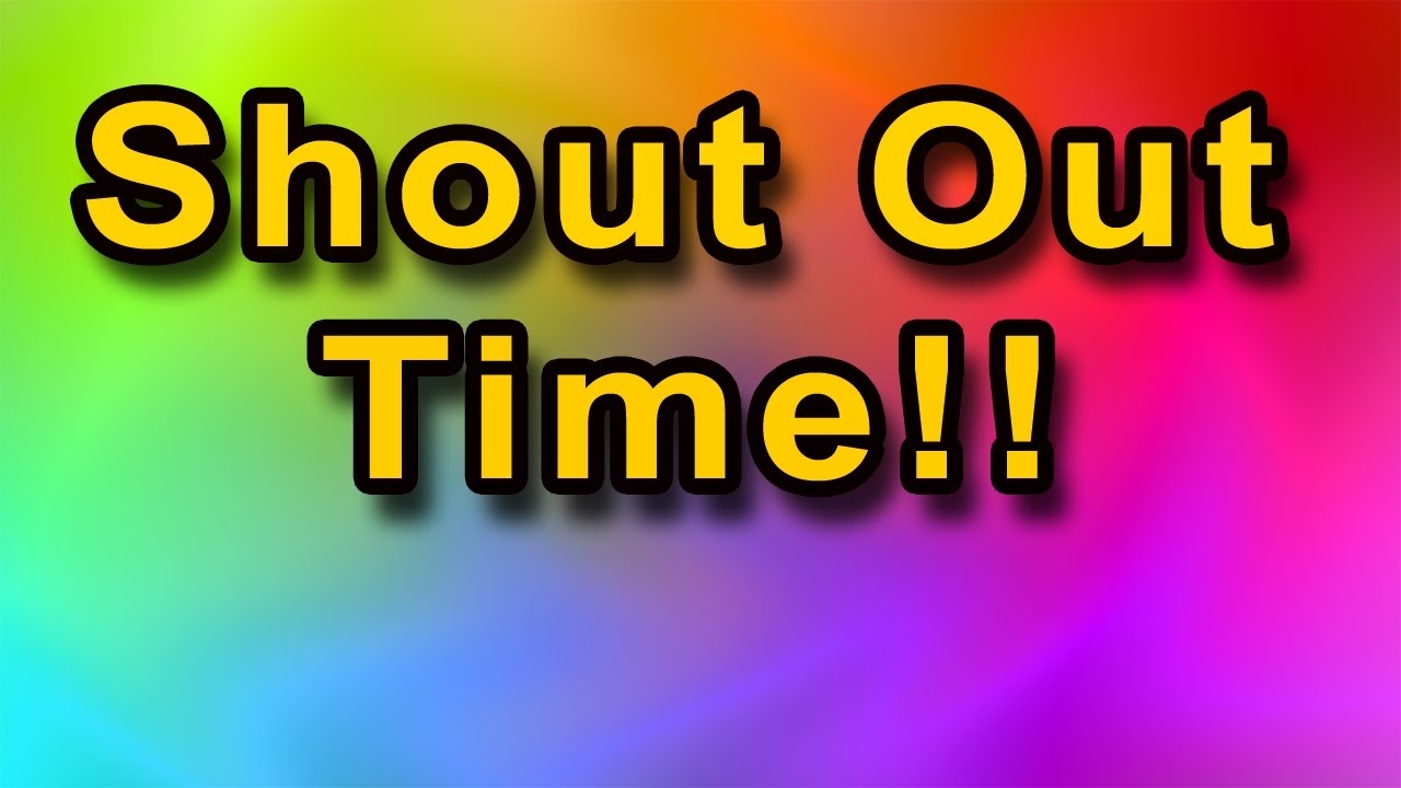 Shoutout Wednesday | #1 - YouTube