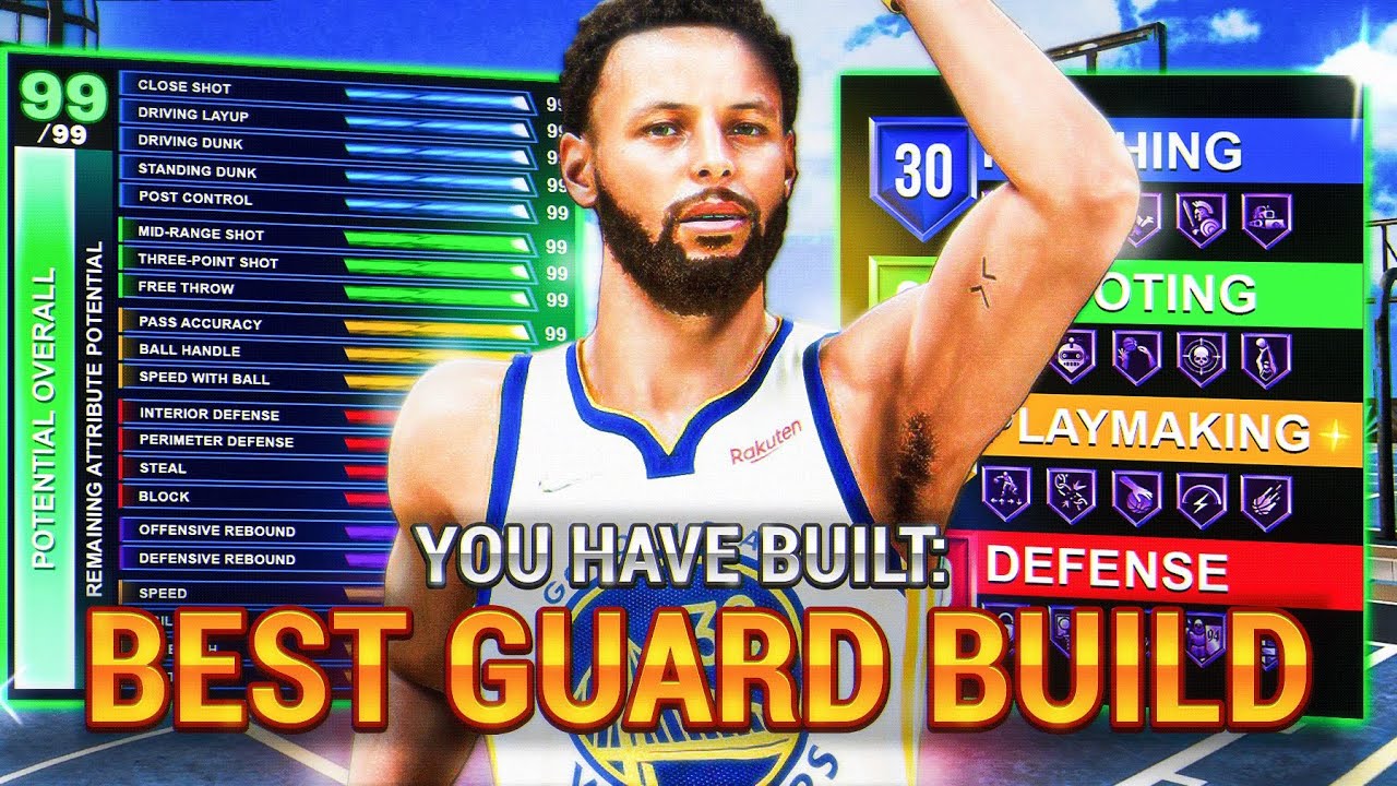 THE BEST GUARD BUILD ON NBA 2K26! LEGEND SHOOTING + PLAYMAKING BADGES ...