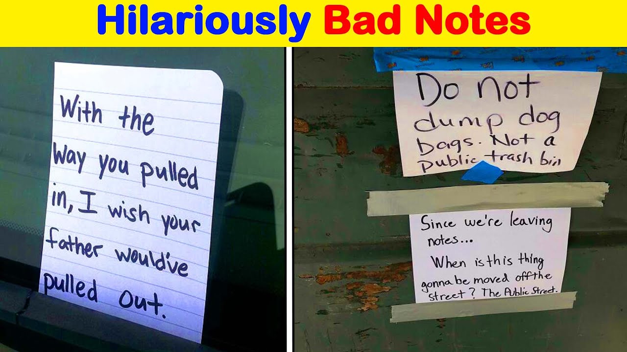 50 Funniest Bad Notes And Texts From Awful Neighbors (NEW) || Brown ...