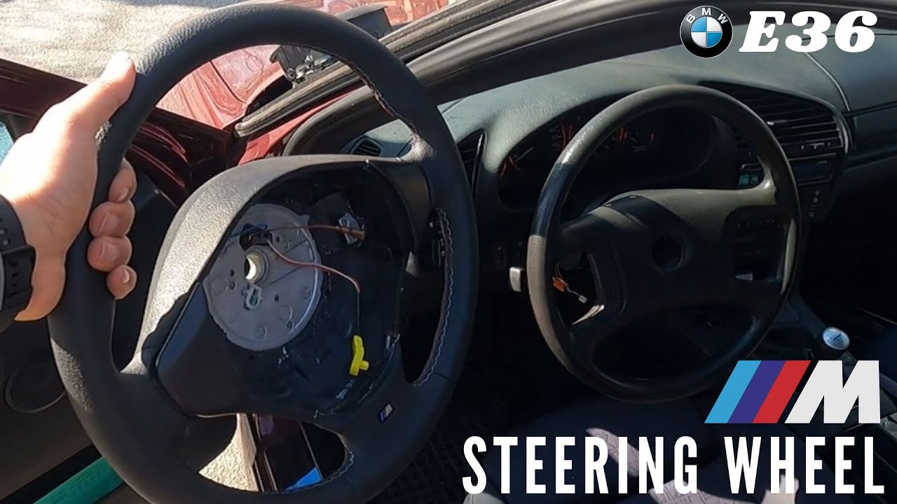 E36 325tds Project Hartge 6 Speed M-Tech 3 Steering Wheel Part1!! - YouTube